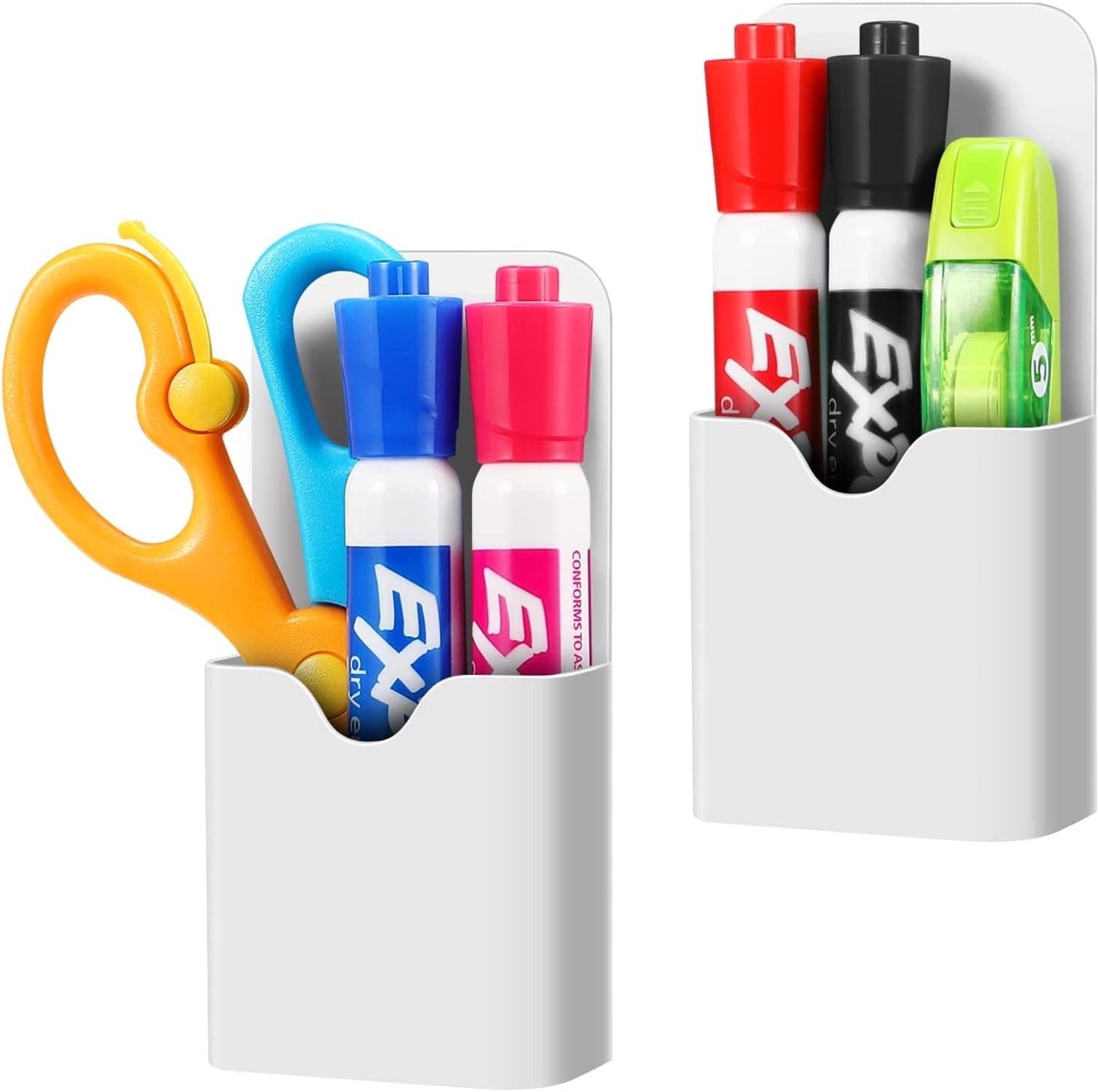 Magnetic Marker Holder Pen Holder for Whiteboard or Fridge Magnet ...