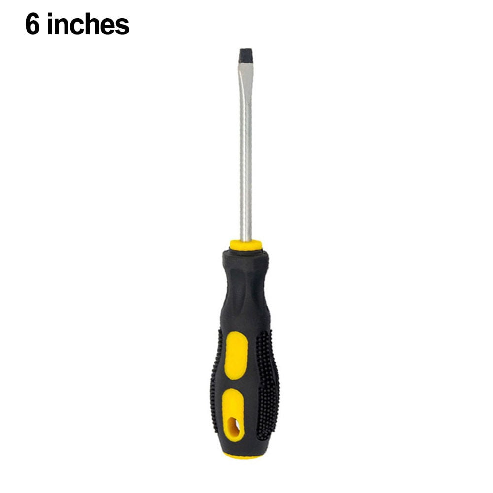 Magnetic Massage Handle Screwdriver Set with Cross and Slotted Heads ...