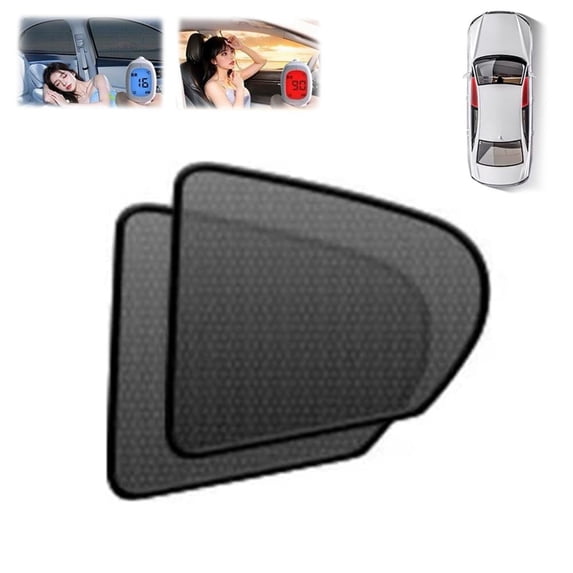 Magnetic Mesh Car Window Shades, Custom Fit Sun Protection Curtain ...