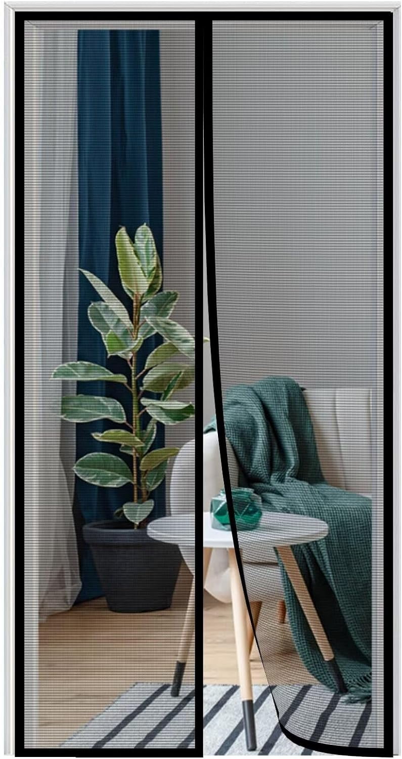 Magnetic Mesh Screen Door 90X260Cm Door Mesh Curtain With Powerful ...