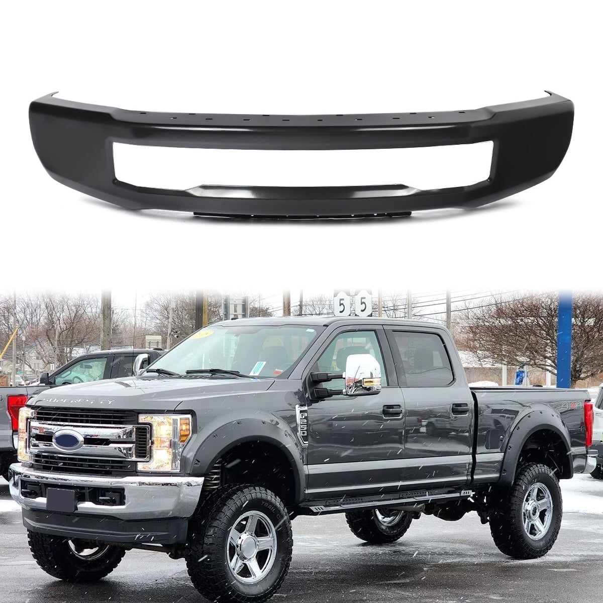 Magnetic Metallic For Ford F250 F350 F450 Super Duty 2017-2019 Front ...