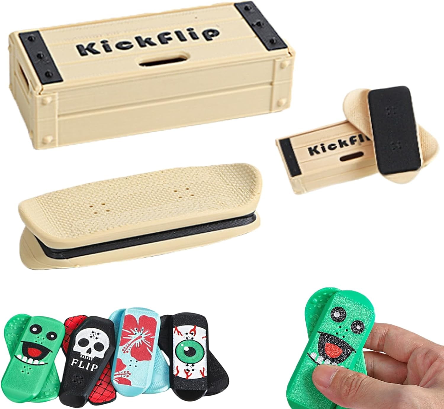 Magnetic Mini Fingerboard Fun, Stress-Relieving Portable, Pro ...