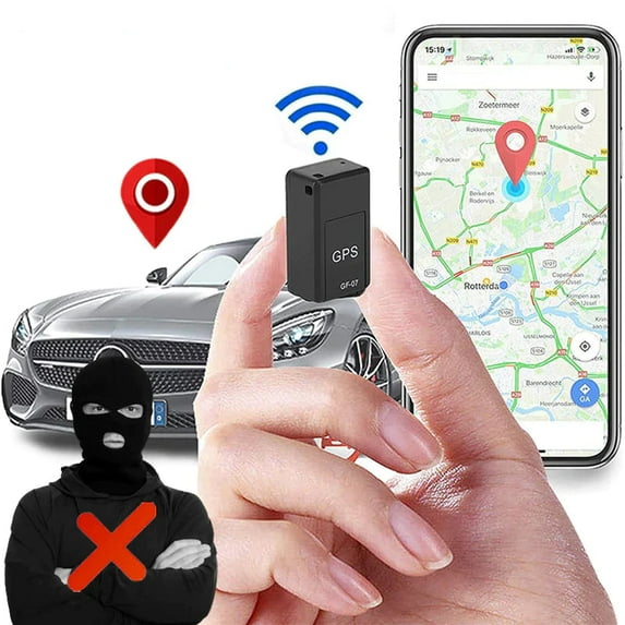 Magnetic Mini GPS Tracker Real Time Car Locator Anti Theft GSM GPRS ...