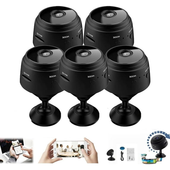 Magnetic Mini Security Camera Security Camera 2024 Upgraded Mini 1080p ...