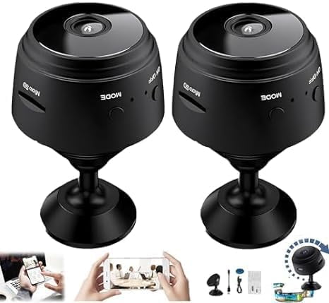 Magnetic Mini Security Camera Security Camera 2024 Upgraded Mini 1080p ...