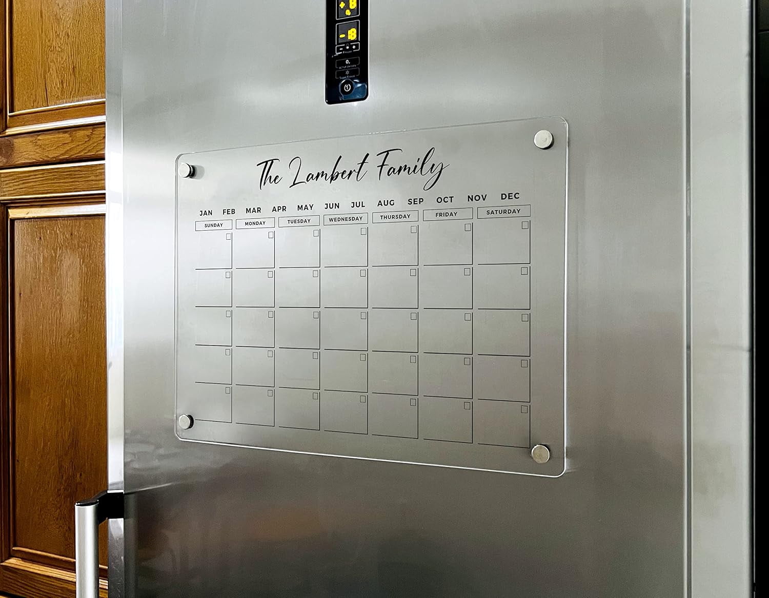 Magnetic Monthly Calendar, Magnetic Calendar 2025, 2025 Planner, Dry ...