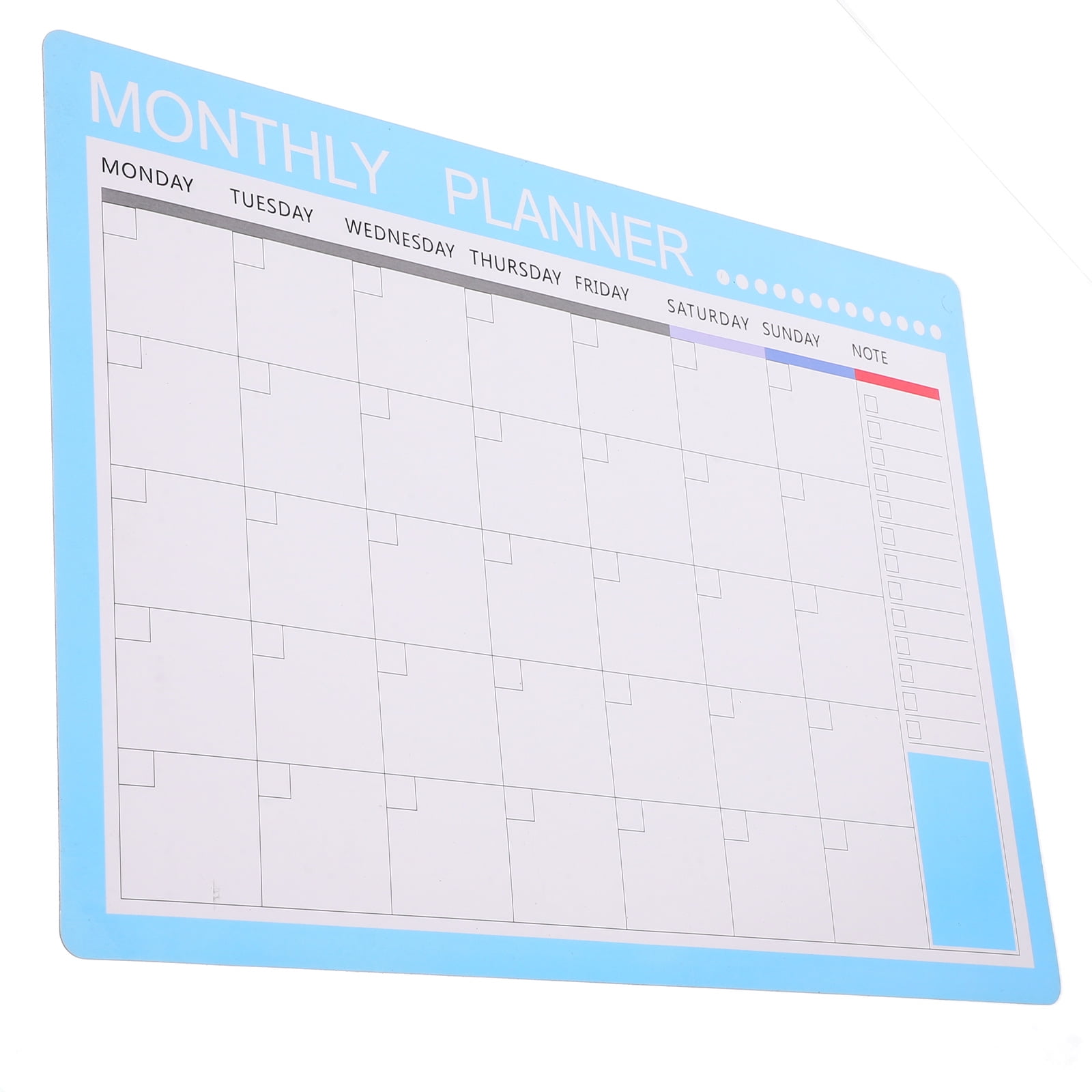 Magnetic Monthly Planning Board for Fridge Reusable Dry Erase Calendar ...