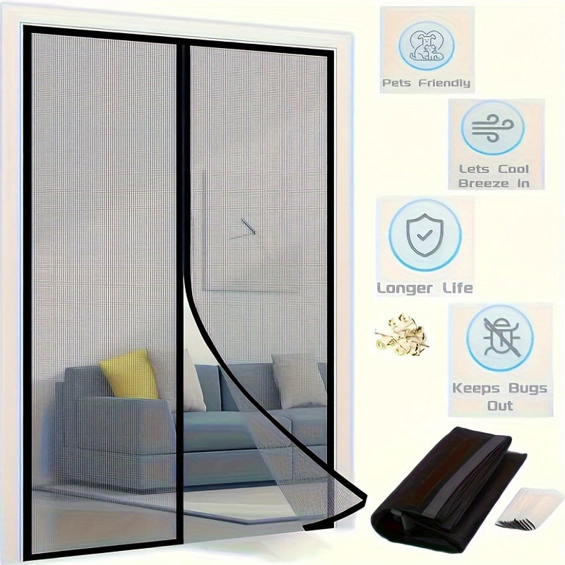 Magnetic Mosquito Net for Window Door Curtain Insect Screen Anti ...