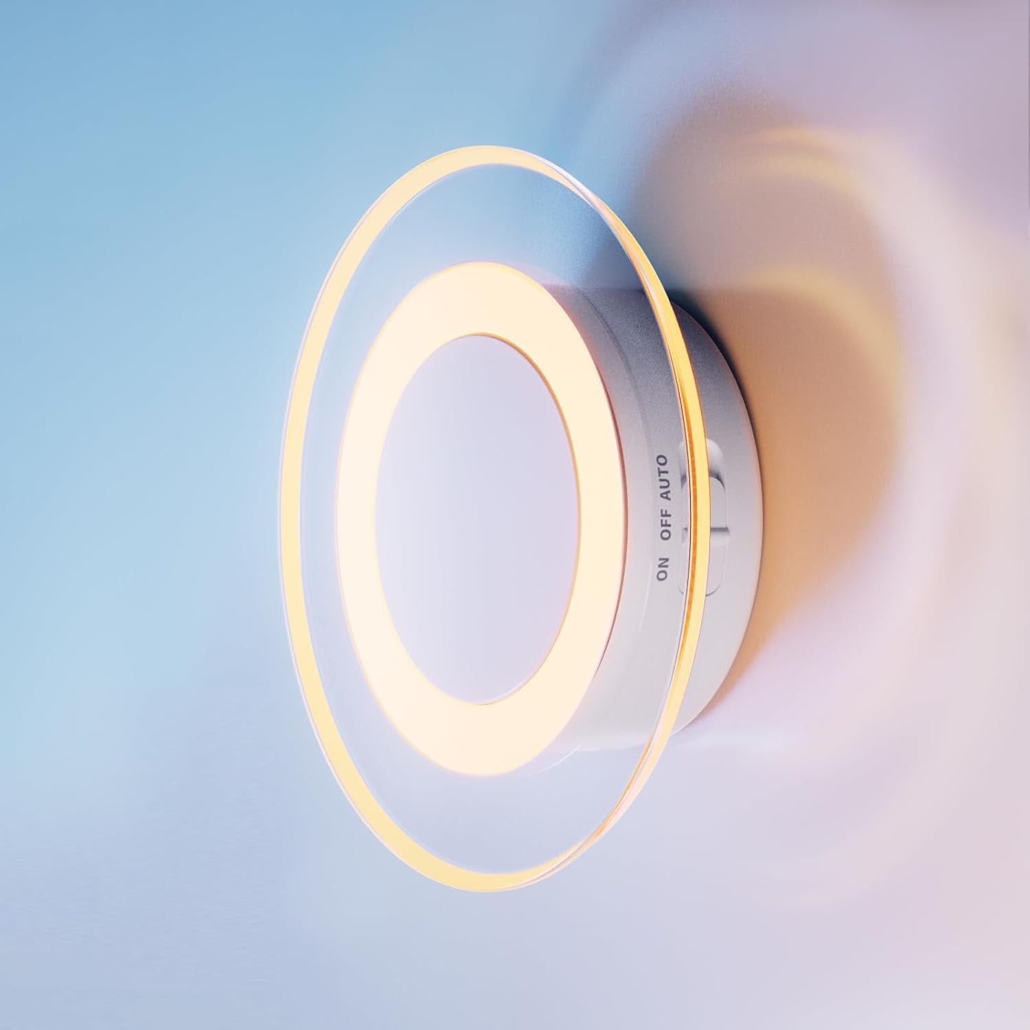 Magnetic Motion Sensor Night Light with Stick-On Base, Cruise ...