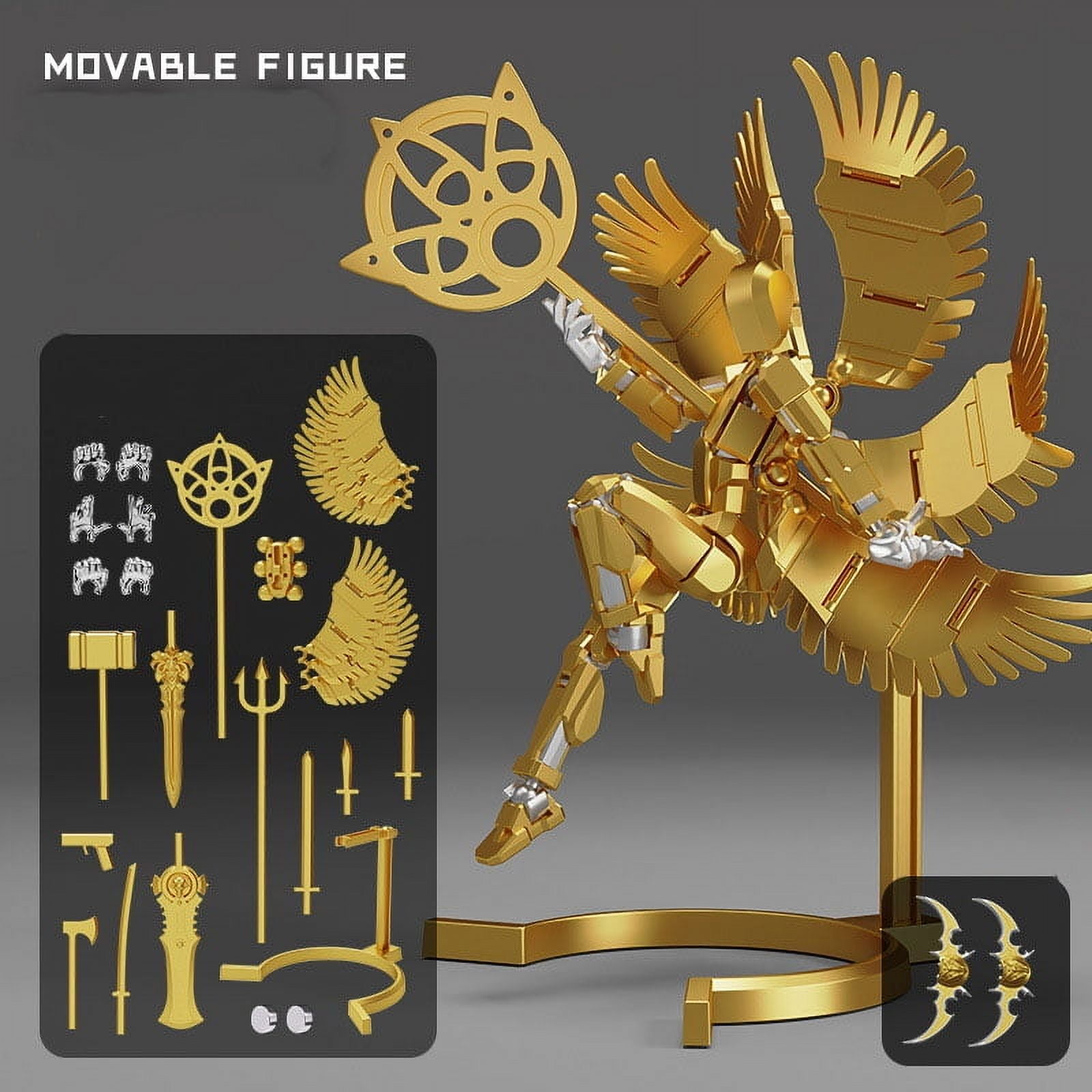 Magnetic Multi Jointed Movable Robot 3D Printed Toy 13 Action Figure ...