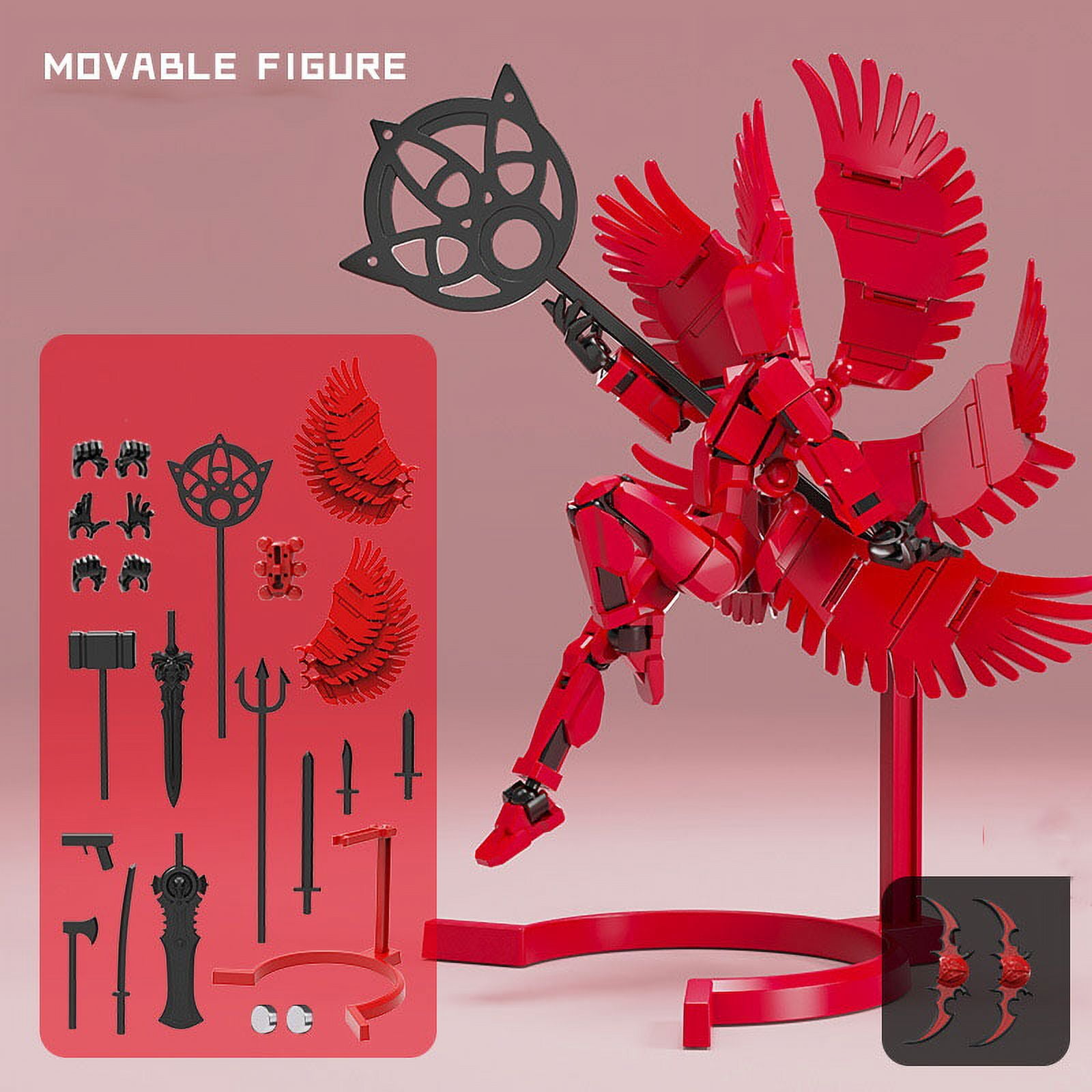 Magnetic Multi Jointed Movable Robot 3D Printed Toy 13 Action Figure ...