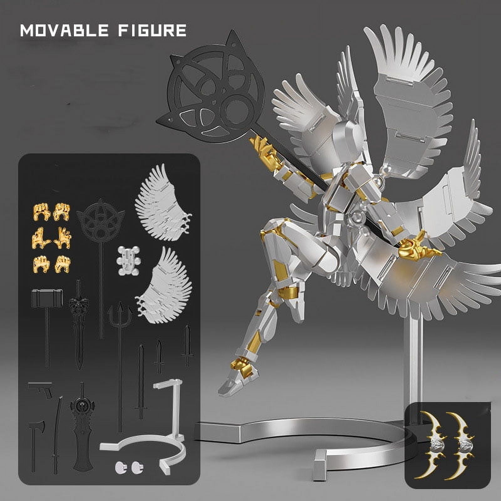 Magnetic Multi Jointed Movable Robot 3D Printed Toy 13 Action Figure ...