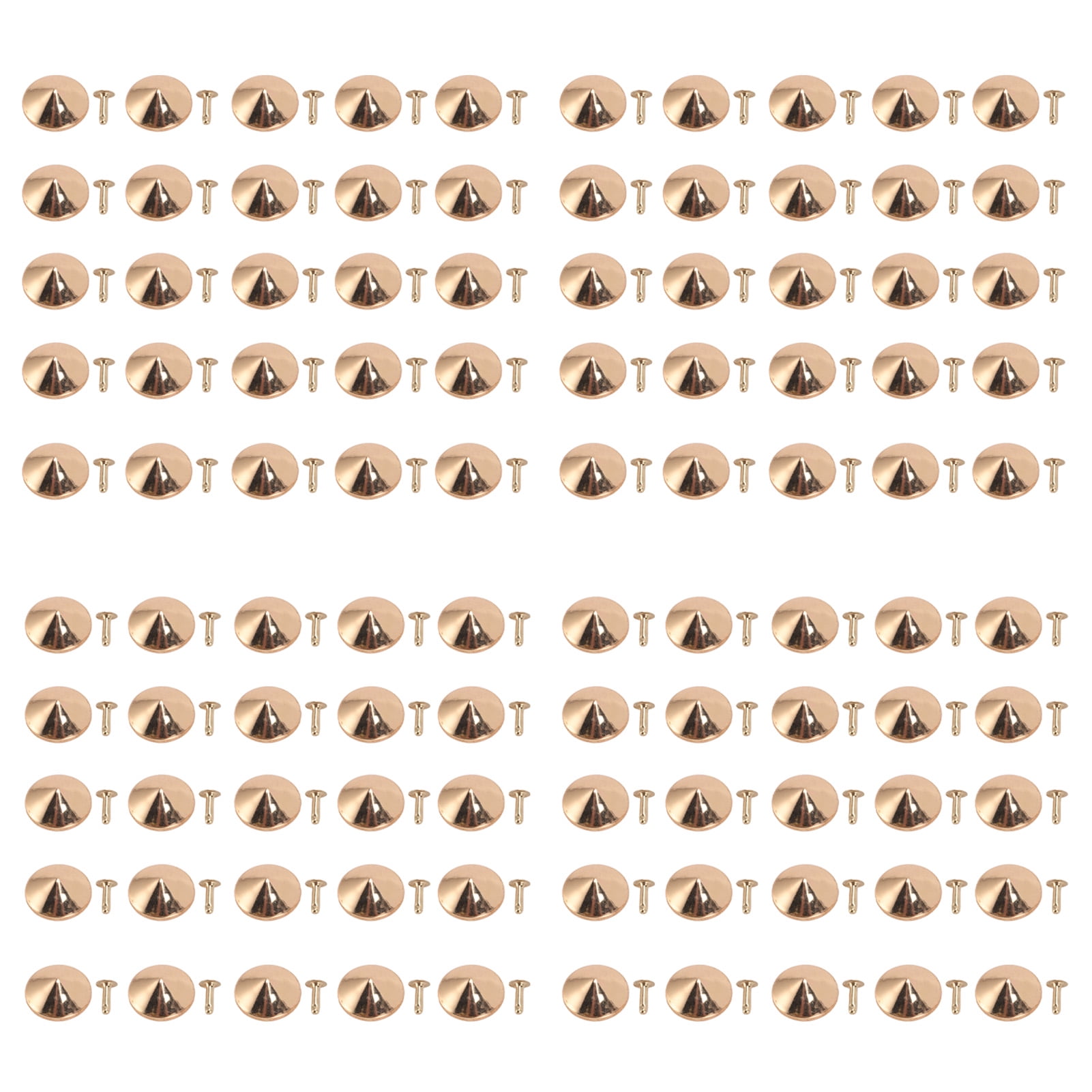 Magnetic Mushroom Rivets, 25mm DIY Plated Iron Cone Spikes and Studs ...