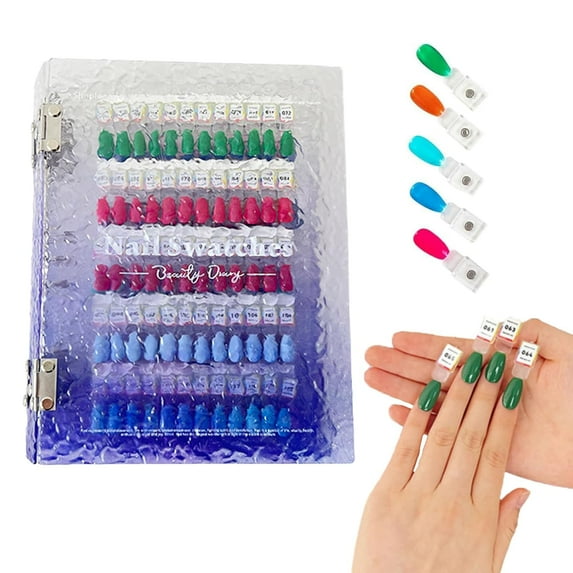 Magnetic Nail Swatches Book, Nail Swatches Book, Professional Nails Art ...