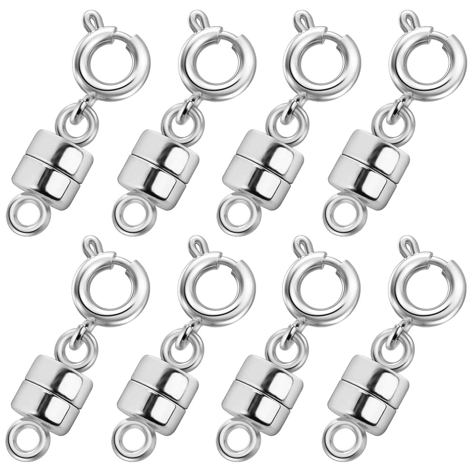 Magnetic Necklace Clasps and Closures 18K Gold and Silver Plated ...