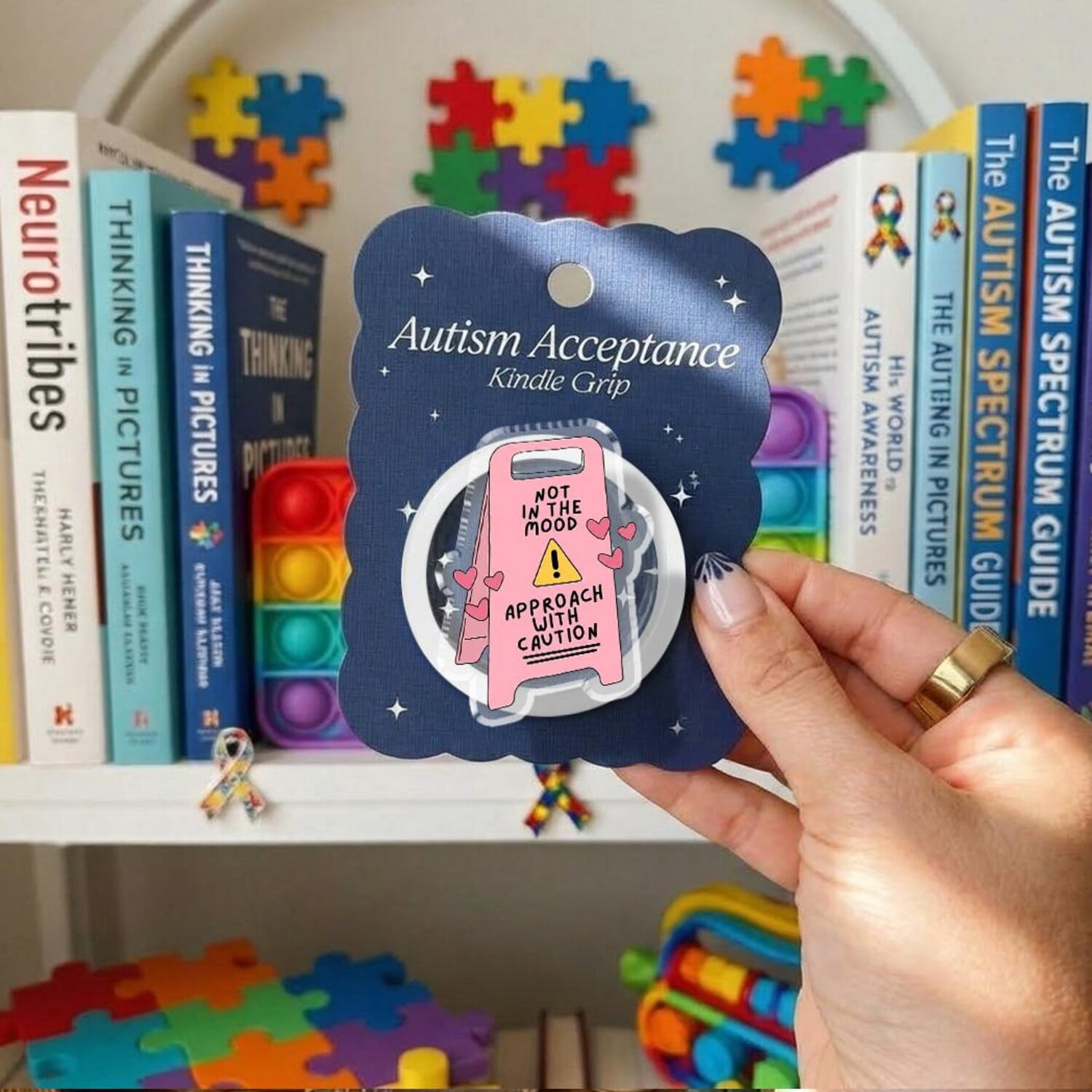 Magnetic Not In The Mood Phone Grip – Neurodivergent Autism ADHD Humor ...