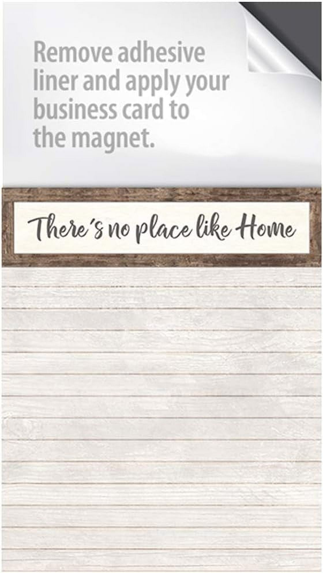 Magnetic Notepad, Peel and Stick Business Card Magnet, Box of 100 ...