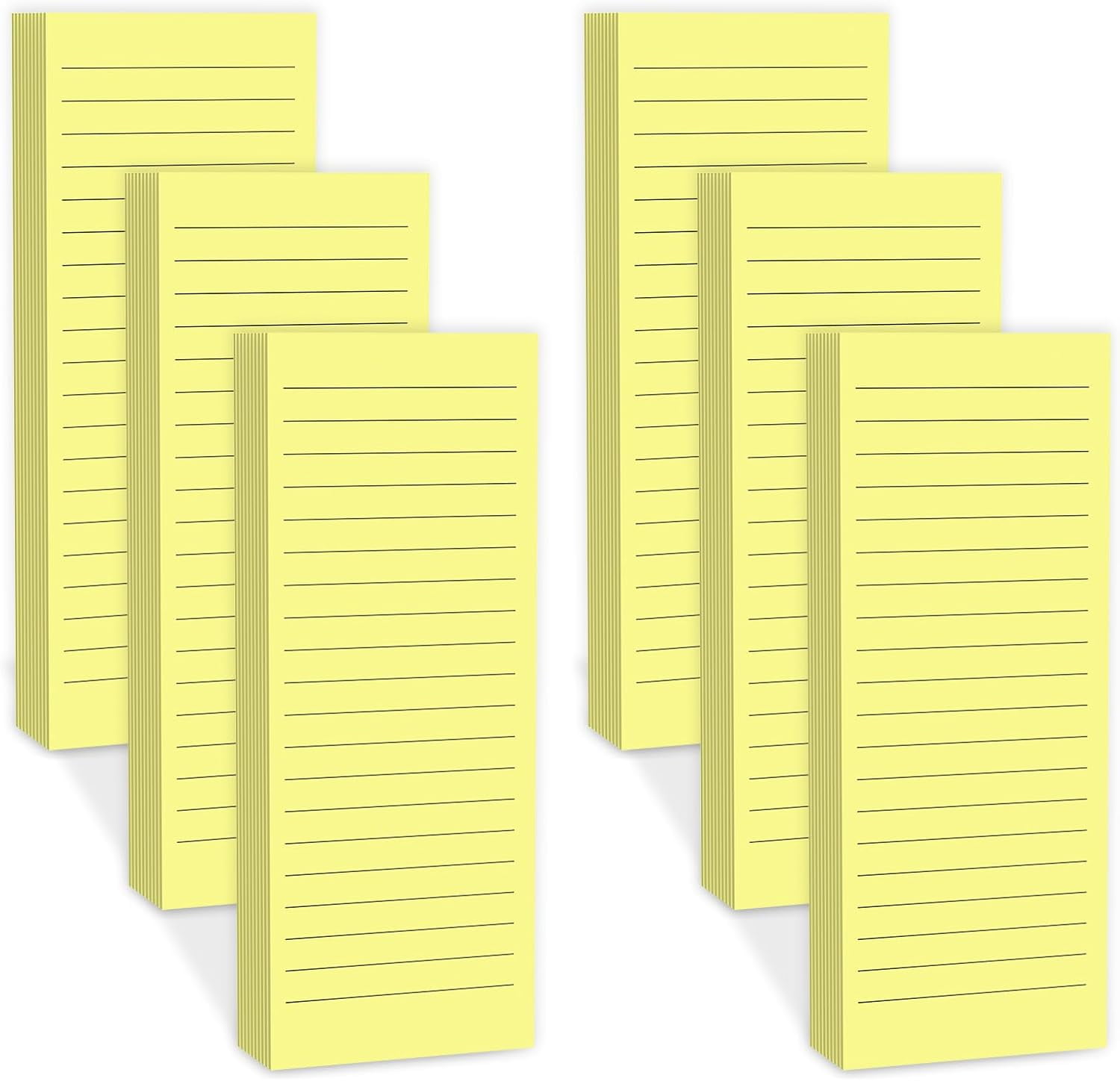 Magnetic Notepads Note Pads for Fridge with Full Magnet Back, 180 ...