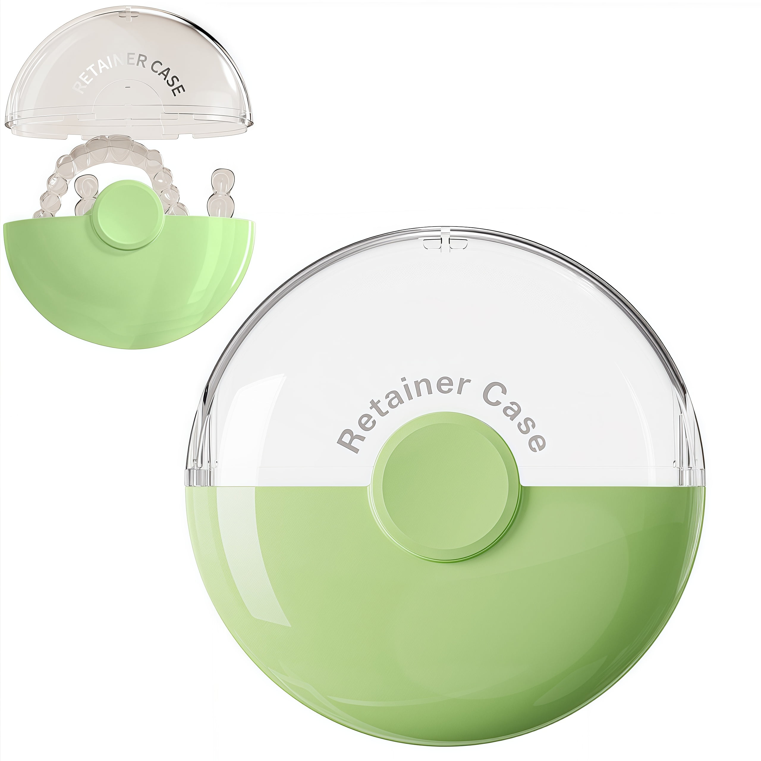 Magnetic Orthodontic Retainer Case – Portable Dental Storage Box for ...