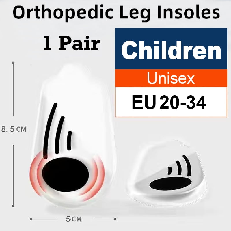 Magnetic Orthopedic Insoles Soft Silicone Heel Shoe Pads for Feet O/X Leg Type Valgus Varus ...