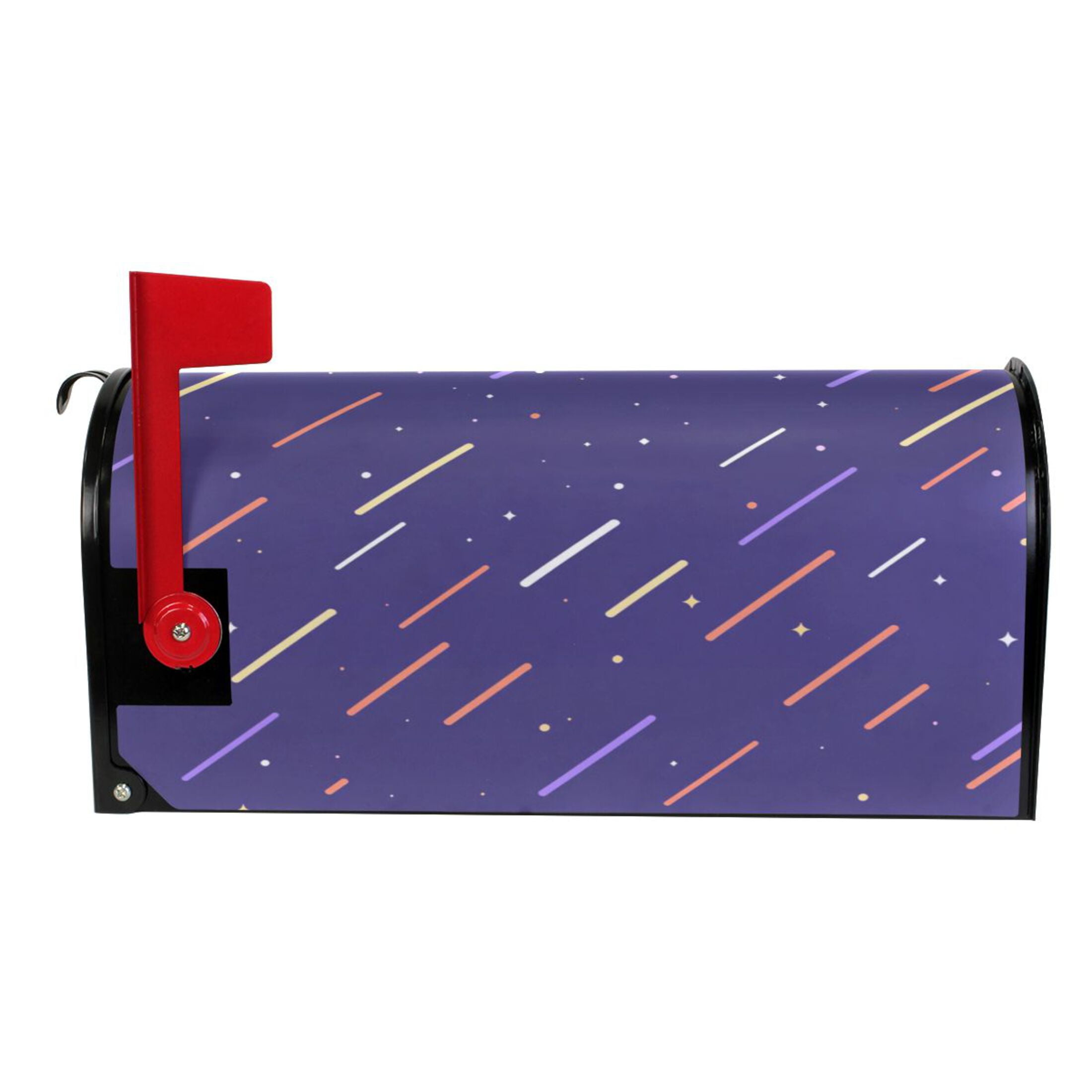 Magnetic PVC Mailbox Cover Abstract Meteor Shower, 25.4" x 20.7" Large ...