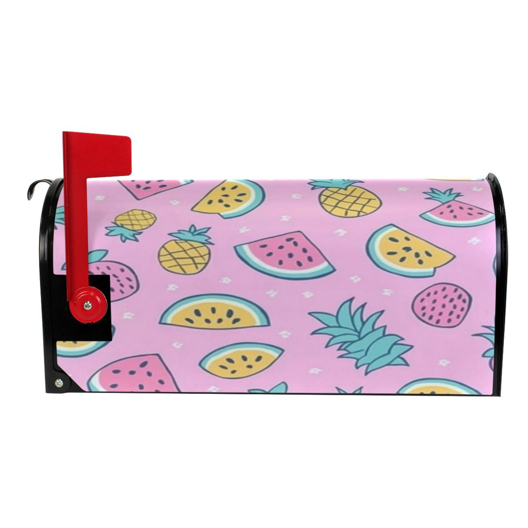 Magnetic PVC Mailbox Cover Fruits Pattern Design, 20.7" x 18" Standard ...