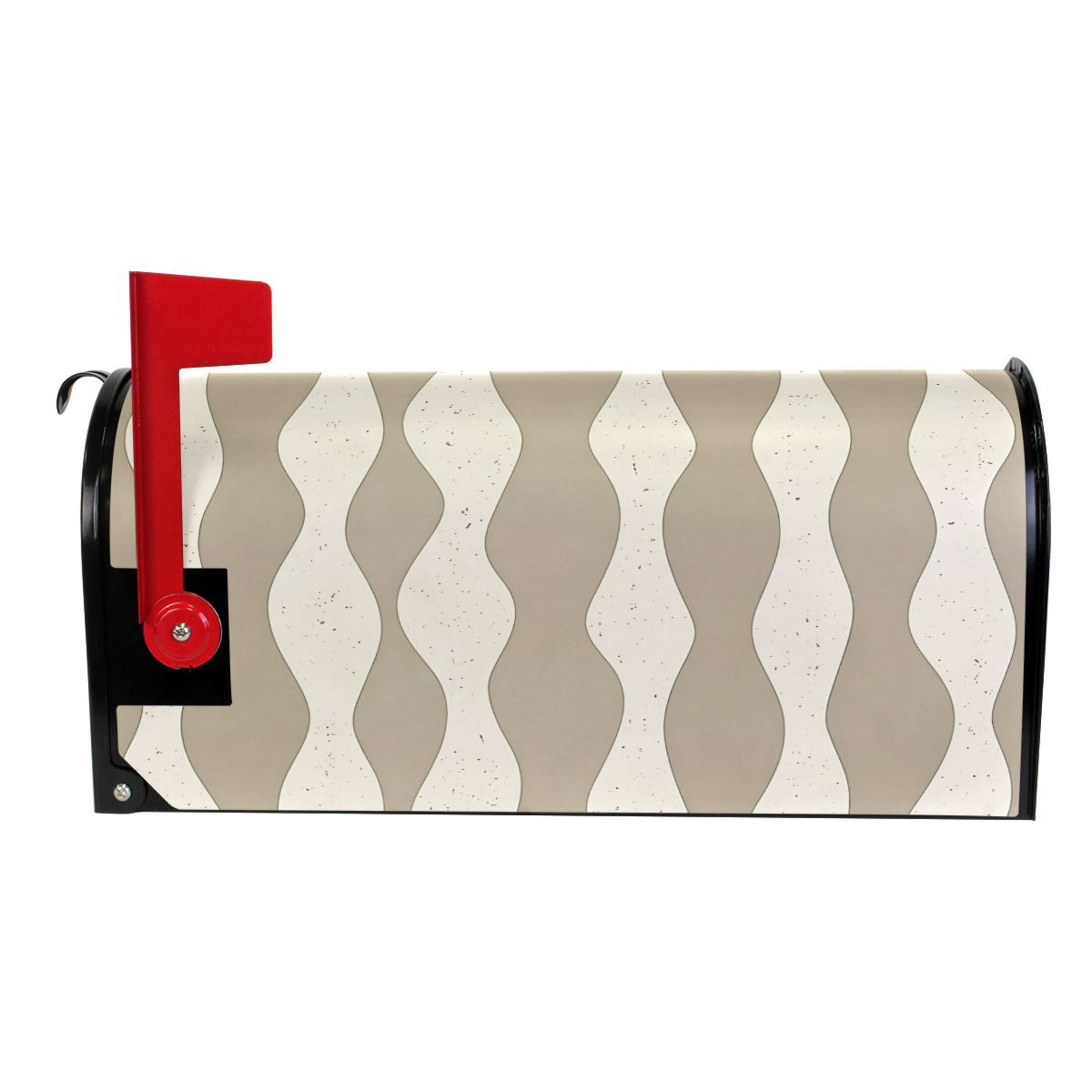 Magnetic PVC Mailbox Cover Wavy Cream Pattern, 25.4" x 20.7" Large ...