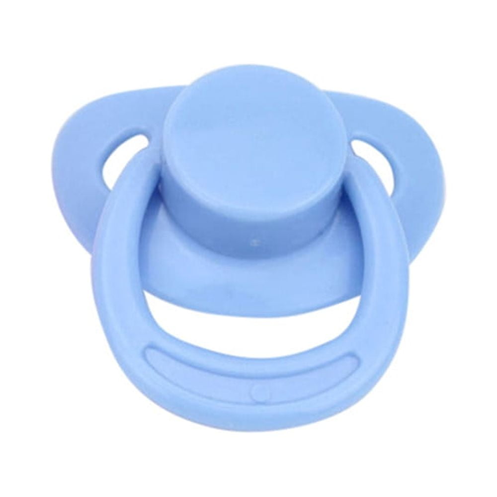 Magnetic Pacifier for Dolls, Dummy Accessory Blue, Internal Magnet Toy ...