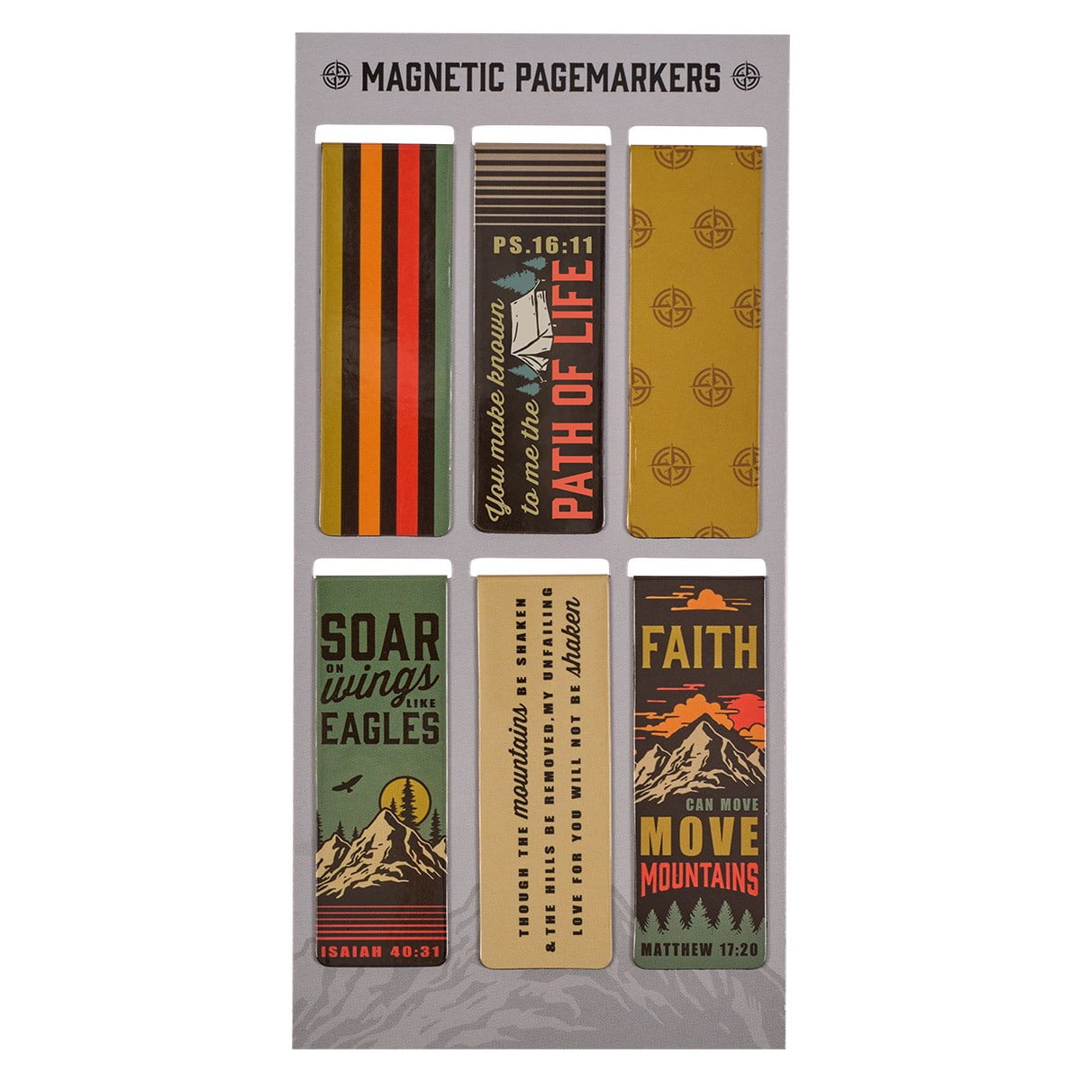 Magnetic Pagemarker Set-Scenic Mountains (Set of 6) - Walmart.com