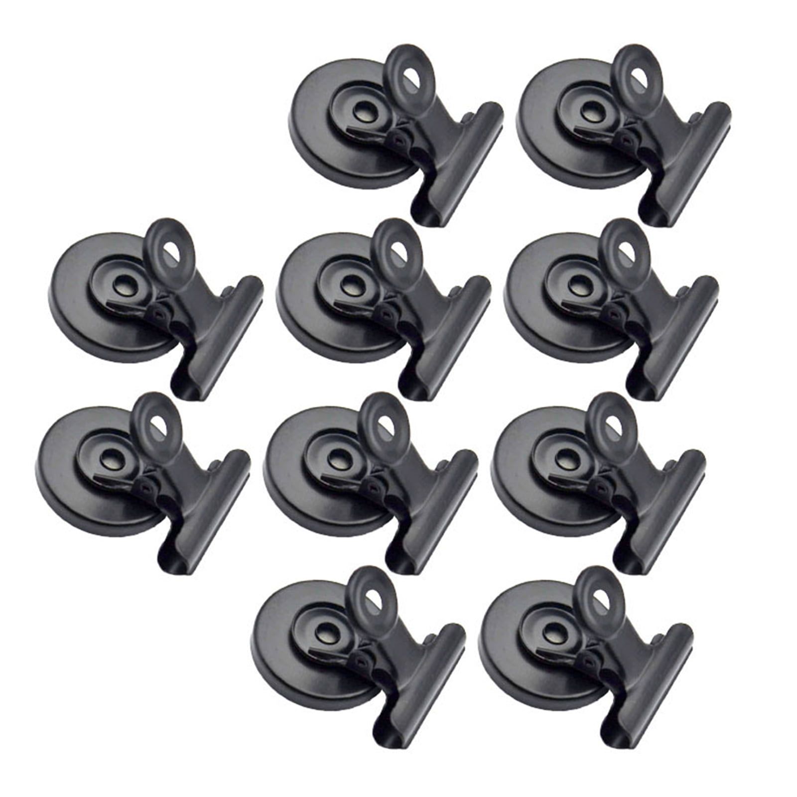 Magnetic Paper Clamps Heavy Duty Refrigerator Magnets with Clips for ...