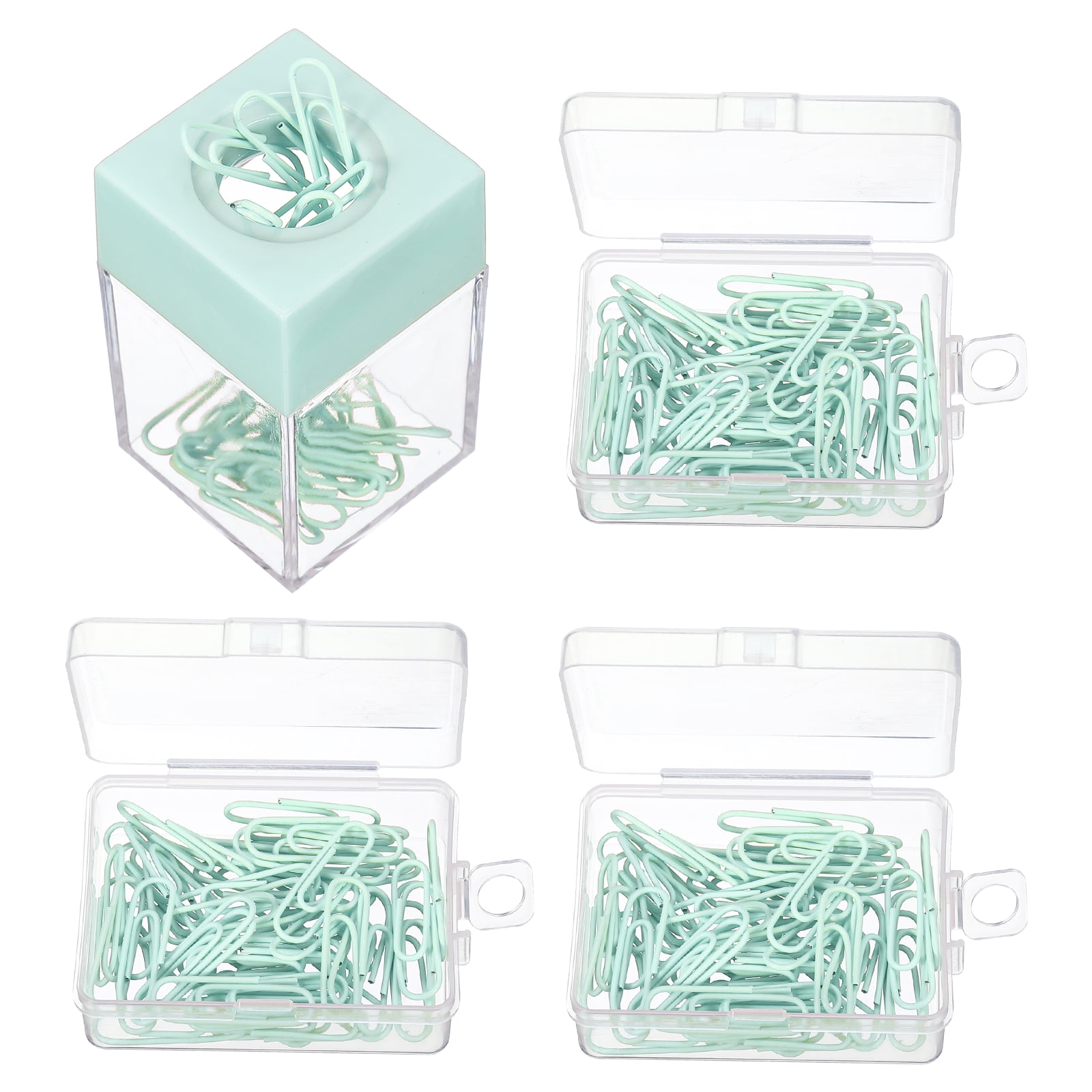 Magnetic Paper Clip Holder Dispenser, Large Capacity Paper Clip ...