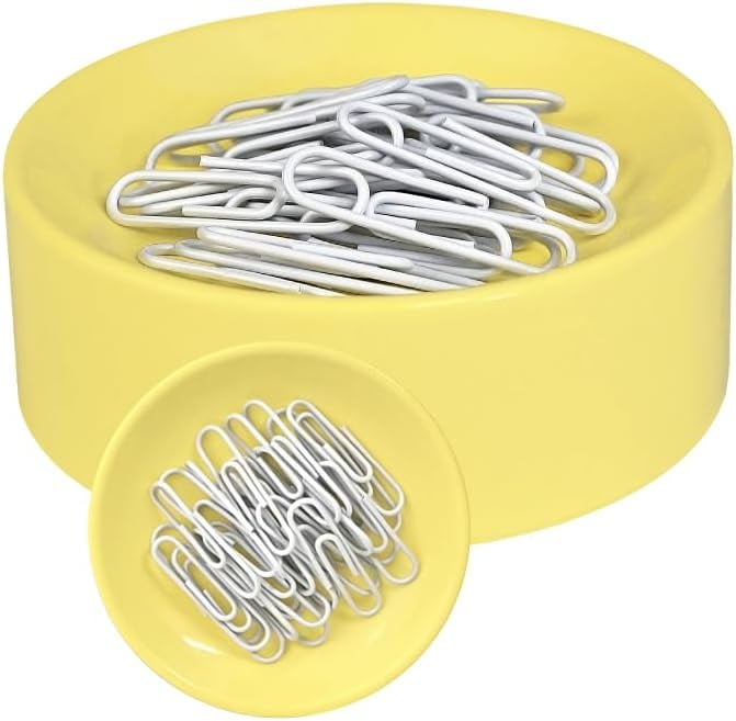 Magnetic Paper Clip Holder-Easy Toss & Pick-Up-Holds Various Metal ...
