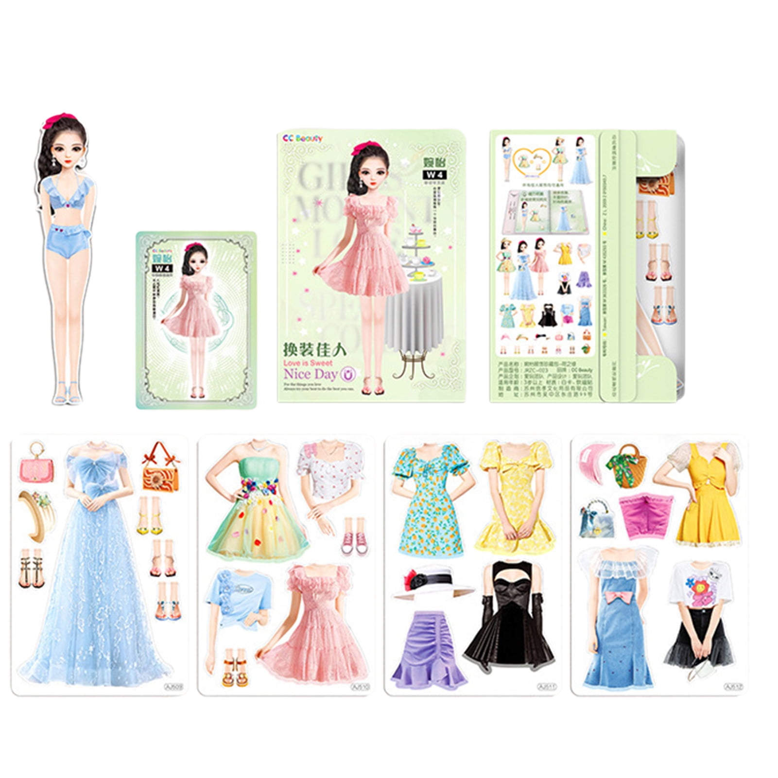 Magnetic Paper Dolls | Magnetic Princess Paper Dolls Cutouts Pretend ...