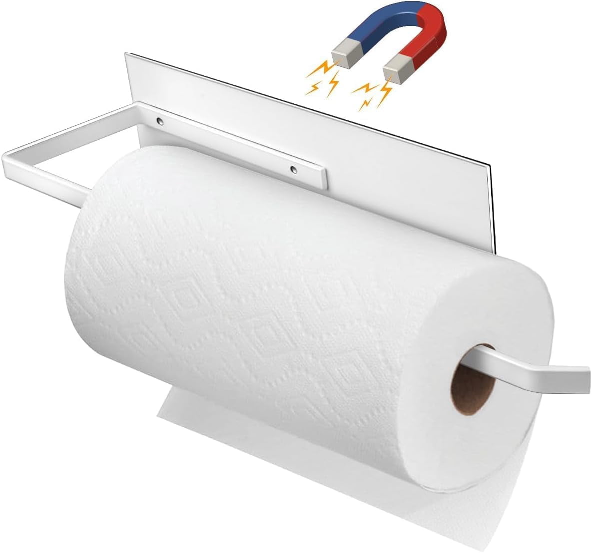 Magnetic Paper Towel Holder for Fridge, Toilet Paper Roll Holder ...