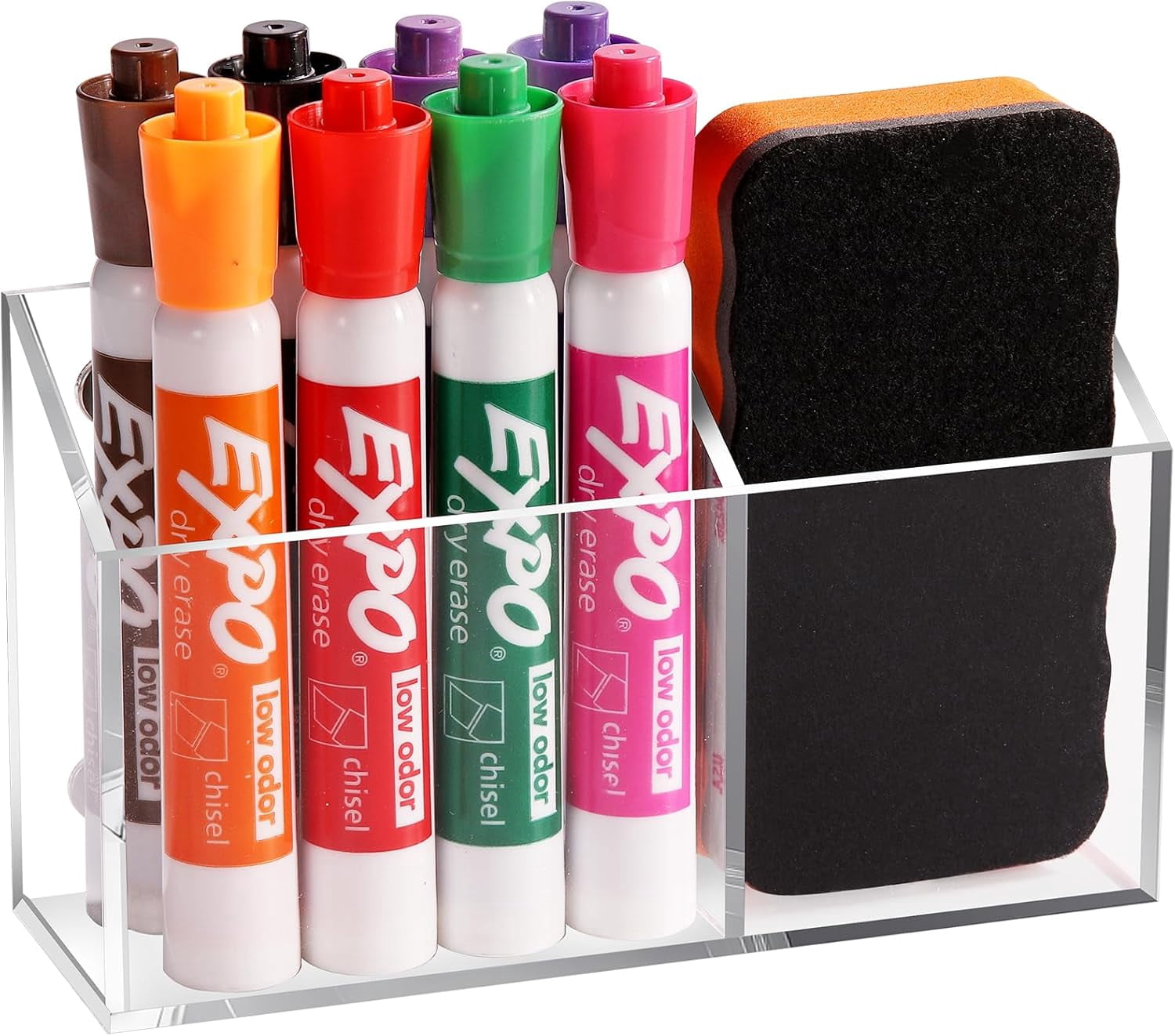 Magnetic Pen Holder Classroom Organization Acrylic Marker Holder for ...