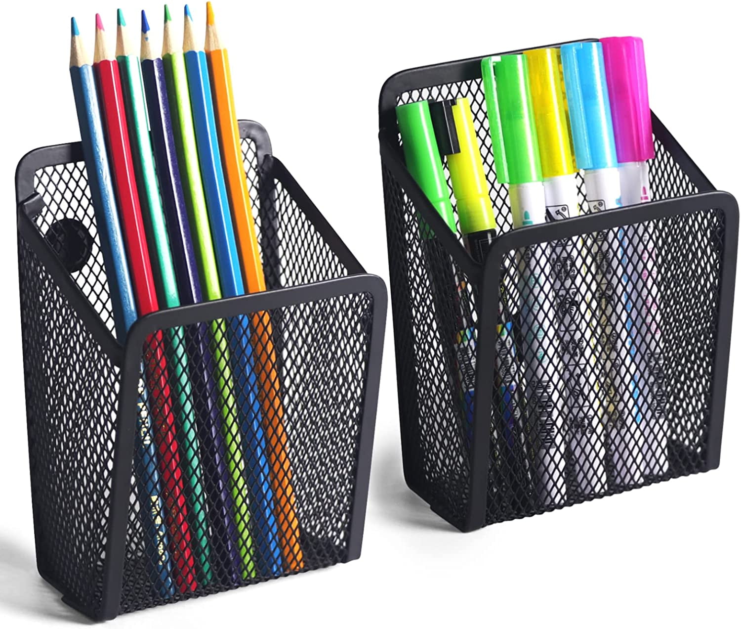 Magnetic Pen Holder, TRIANU Magnetic Basket Organizer for Storage ...