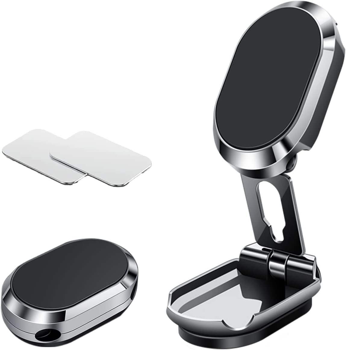 Magnetic Phone Car Mount, Upgrade 360° Rotation Base Dashboard Magnetic ...