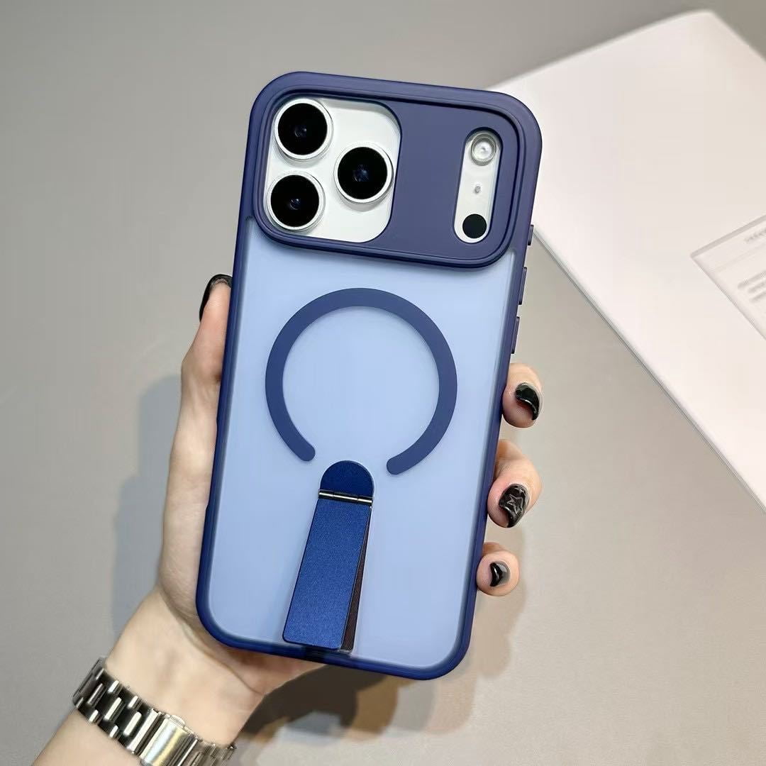 Magnetic Phone Case with Hidden Stand, Skin-Friendly Texture, Magnetic ...