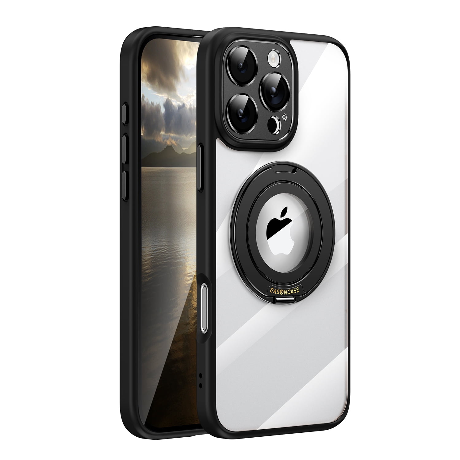 Magnetic Phone Case for iPhone 15 Pro Max Case with Invisible 360 ...