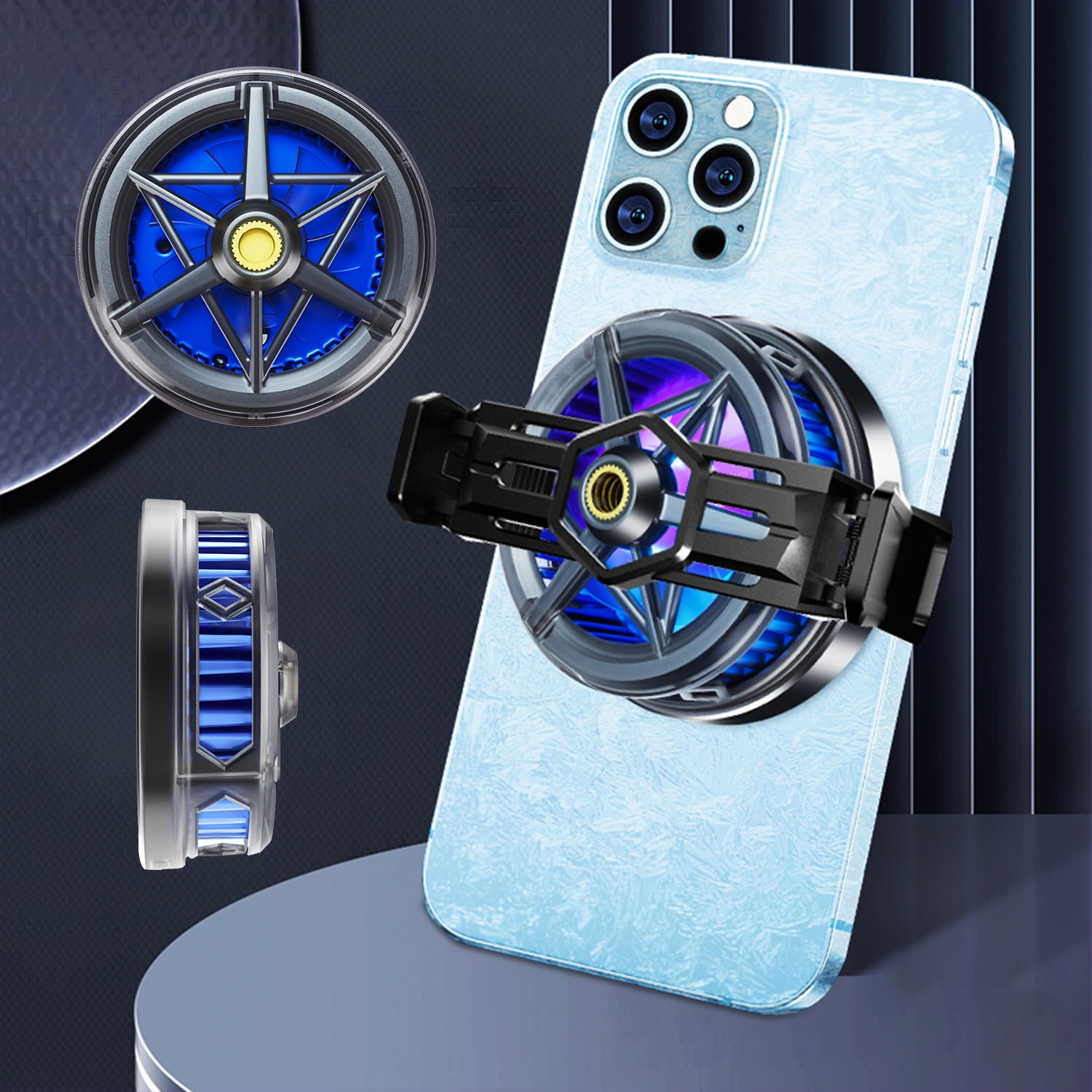 Magnetic Phone Cooler, Radiator Fan for Phone Cellphone Cooling Fan for ...