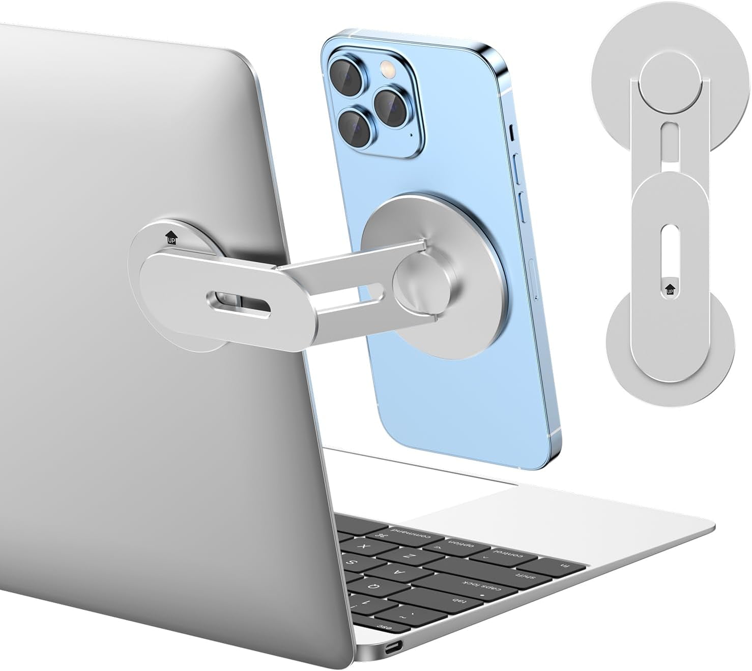 Magnetic Phone Holder for Laptop for MagSafe for iPhone 16/15/14/13/12 ...