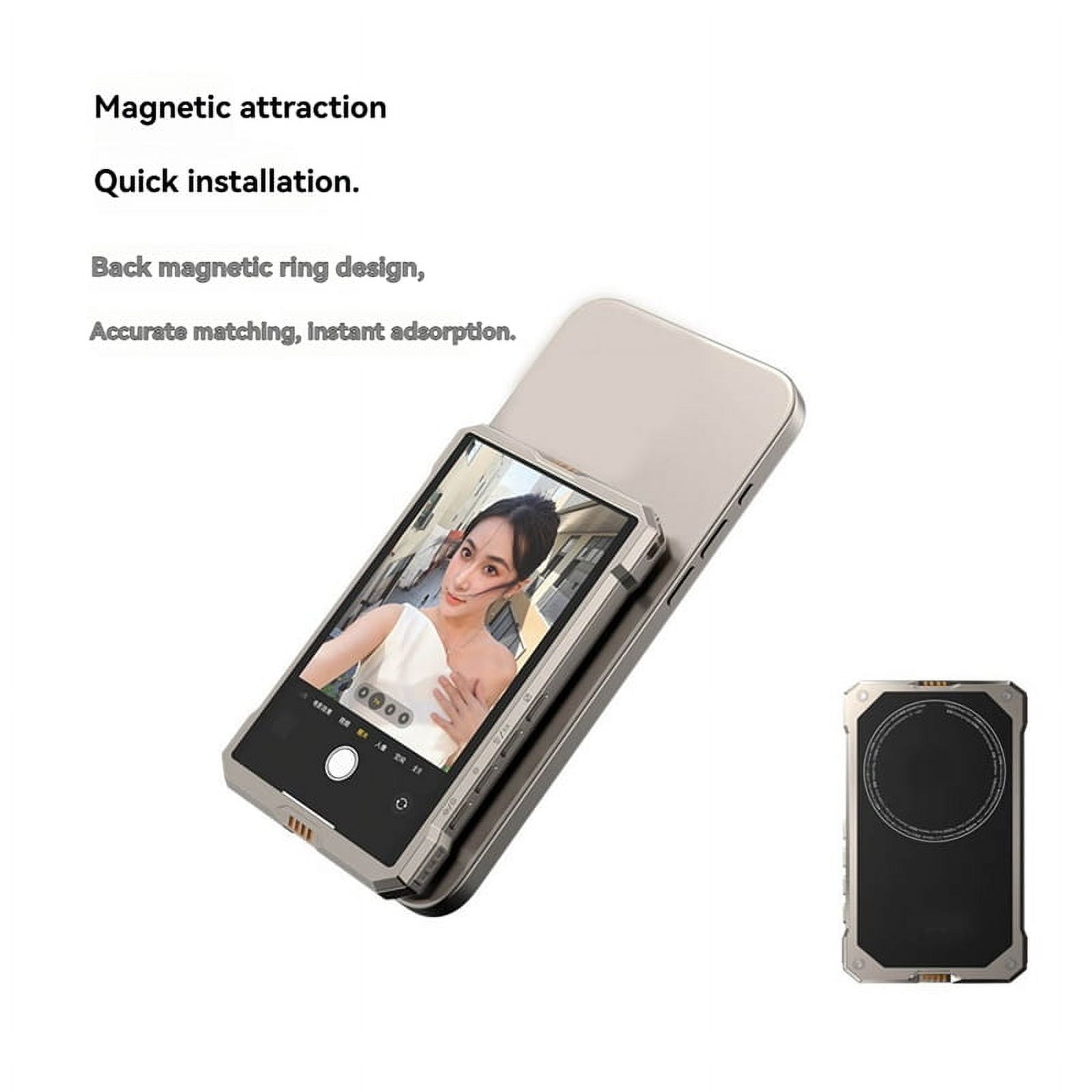 Magnetic Phone Selfie Screen Display for Rear Camera Vlog Live Monitor ...