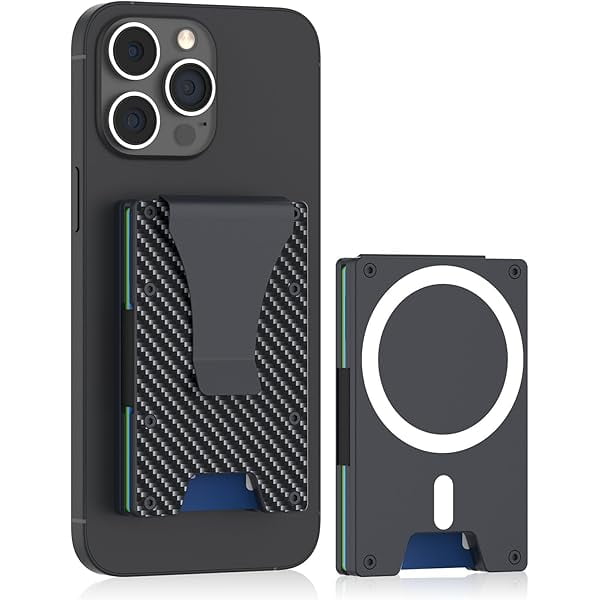 Magnetic Phone Wallet for Apple Magsafe, Metal Card Holder Mag Safe ...