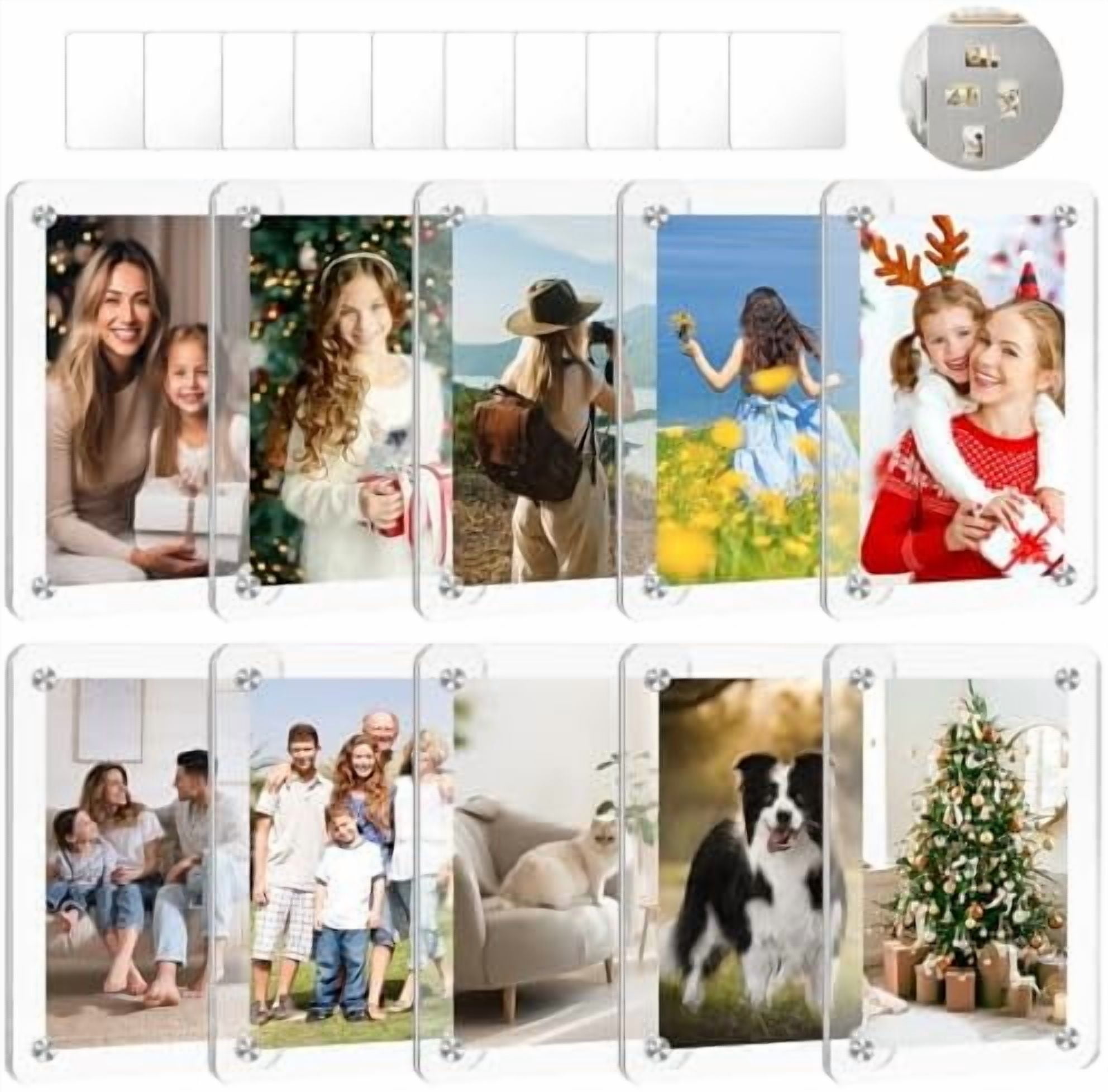 Magnetic Picture Frame for Fujifilm Instax Mini Camera, Acrylic ...