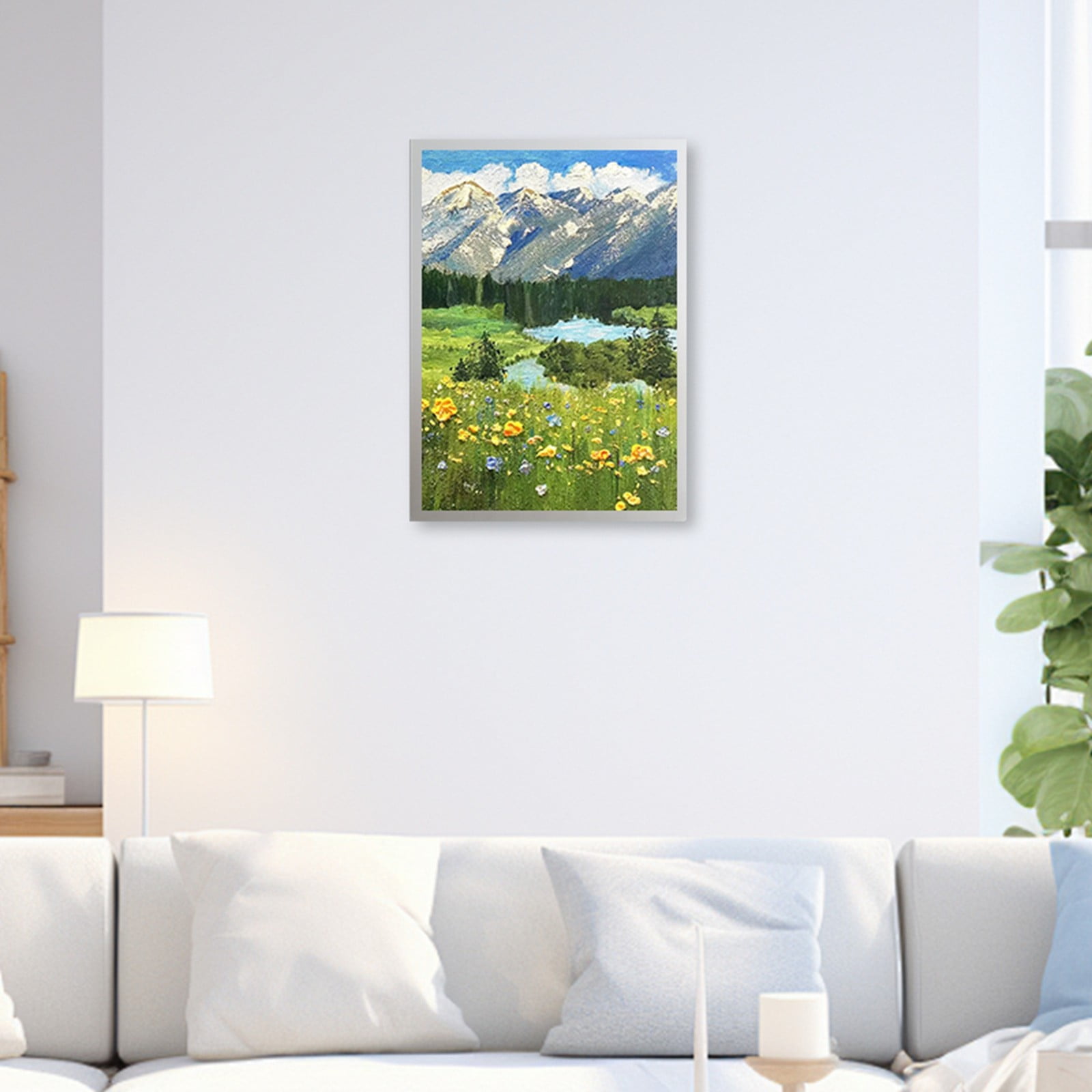 Magnetic Picture Frame, Holds 17.6X12.7 Inches Pictures, Reusable ...