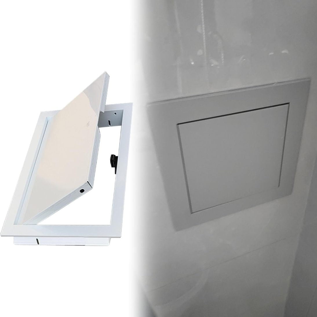 Magnetic Plumbing Access Panel, Recessed Wall Hole Cover Drywall Panel ...