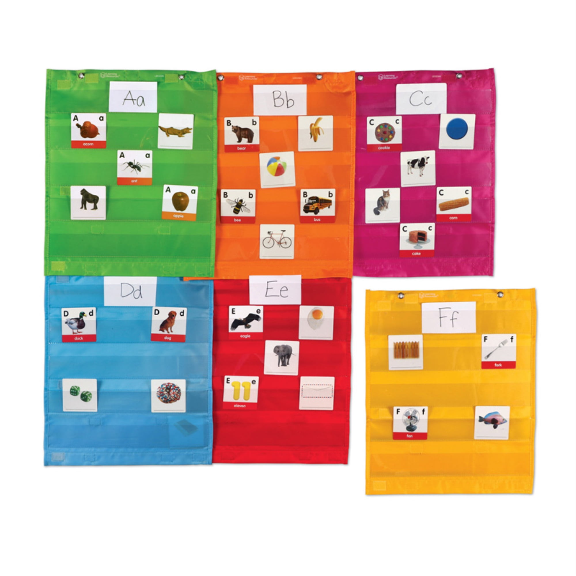 Magnetic Pocket Chart Squares, Set of 6 - Walmart.com