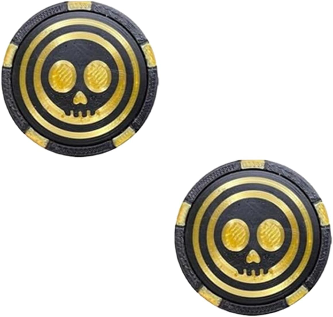 Magnetic Poker Chip Fidget Slider, Dual Sided Stacker, Gold Premium ...