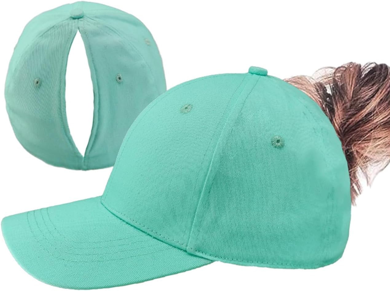 Magnetic Ponytail Caps for Easy Wear Breathable Cotton Adjustable ...