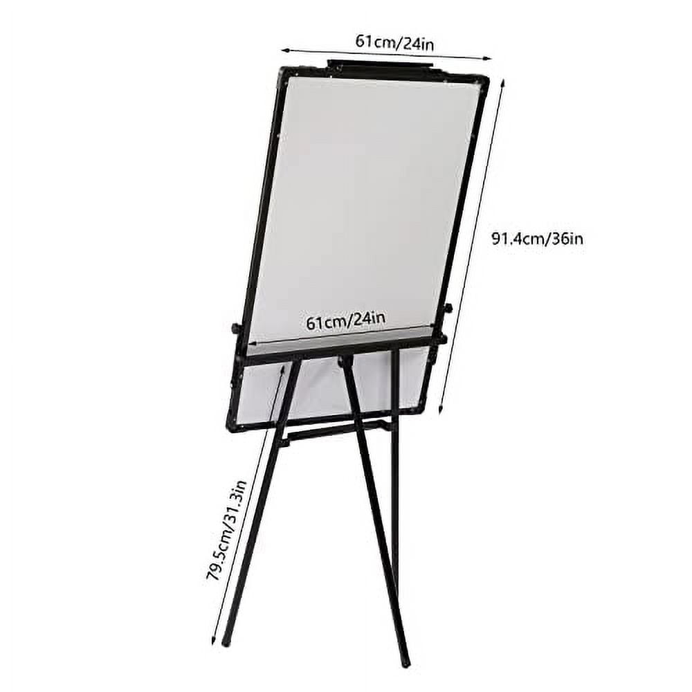 Magnetic Portable Dry Erase, 38.2-62.2 in Height Adjustable, 36 x 24 in ...
